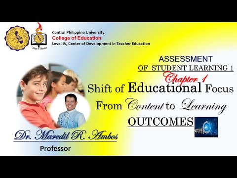 The Shift of Educational Focus from Content to Learning Outcomes