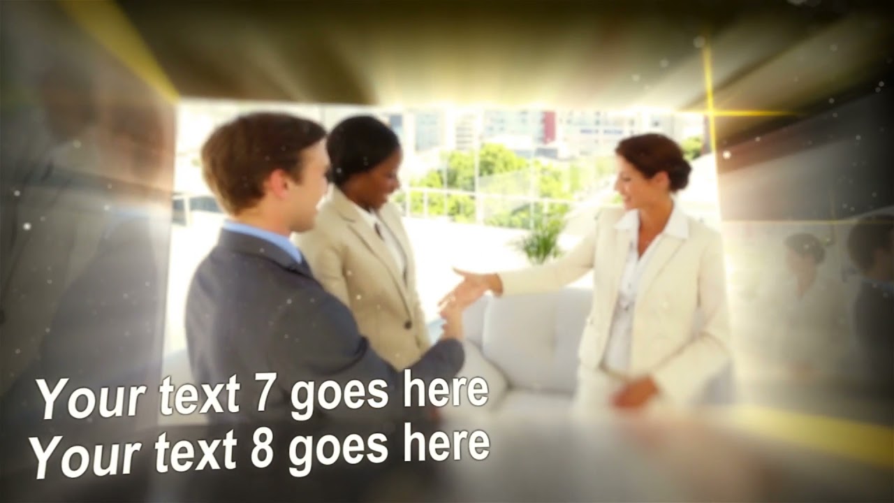 Make Clean Corporate Slideshow Video with After Effects template - MakeWebVideo.com