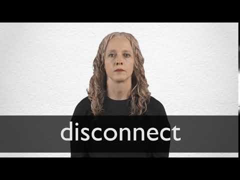 DISCONNECT definition and meaning | Collins English Dictionary