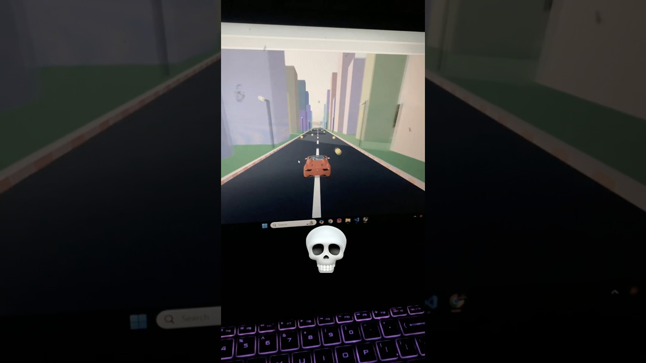 AI Built This 3D Car Game in Minutes! 😱🚗 | HTML CSS JS + ChatGPT #shorts #3dcargame