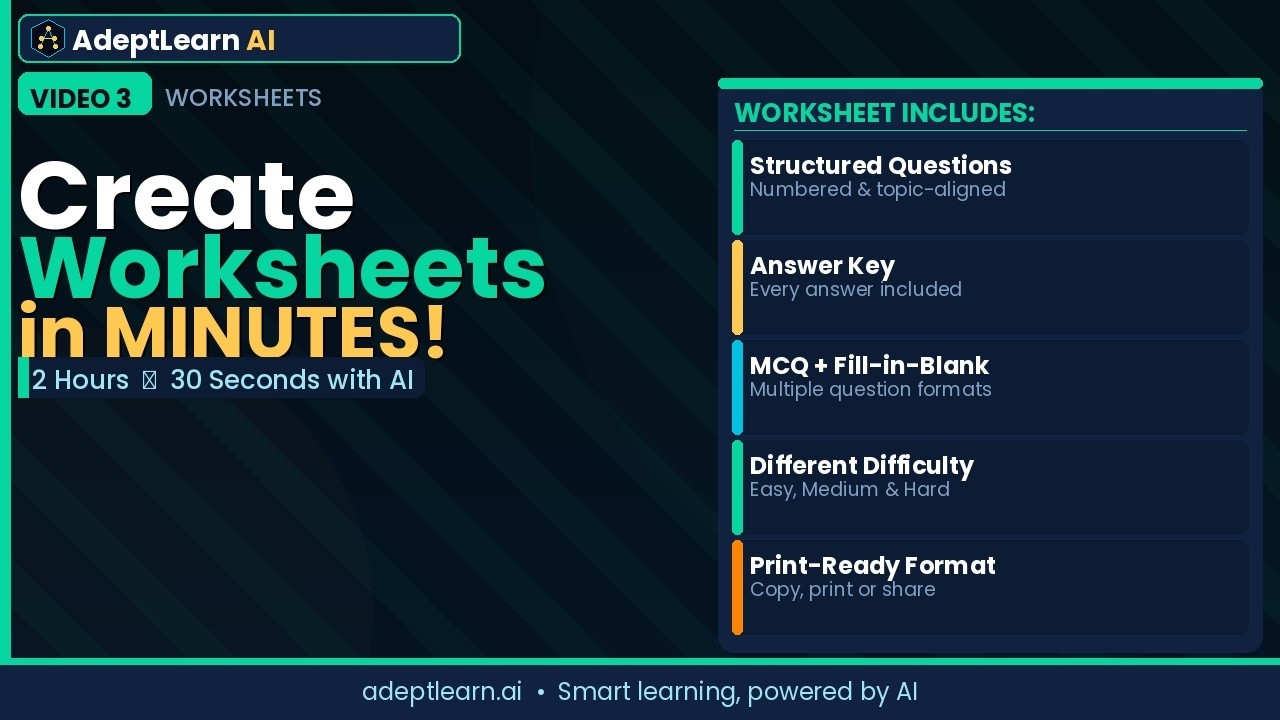Create Worksheets for Students Using ChatGPT