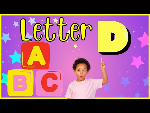 Letter D | Spelling | Words That Begin With D | Toddlers | Kids | Baby Words | Learn English Easy