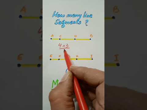 Number of Line segments#MathMarrow#Math shorts#Line segment