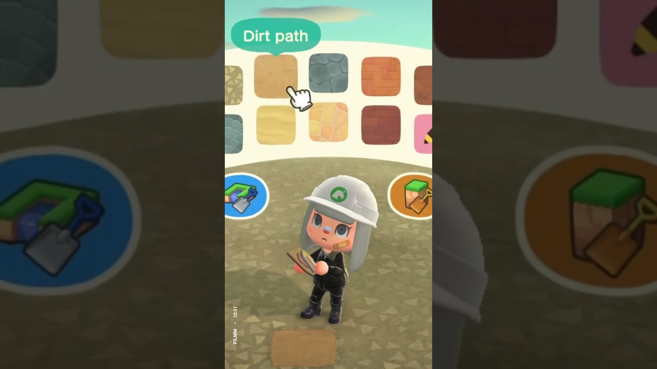 My favorite path hack! #acnh #animalcrossingnewhorizon the custom code Stone is MA-1888-1692-4600