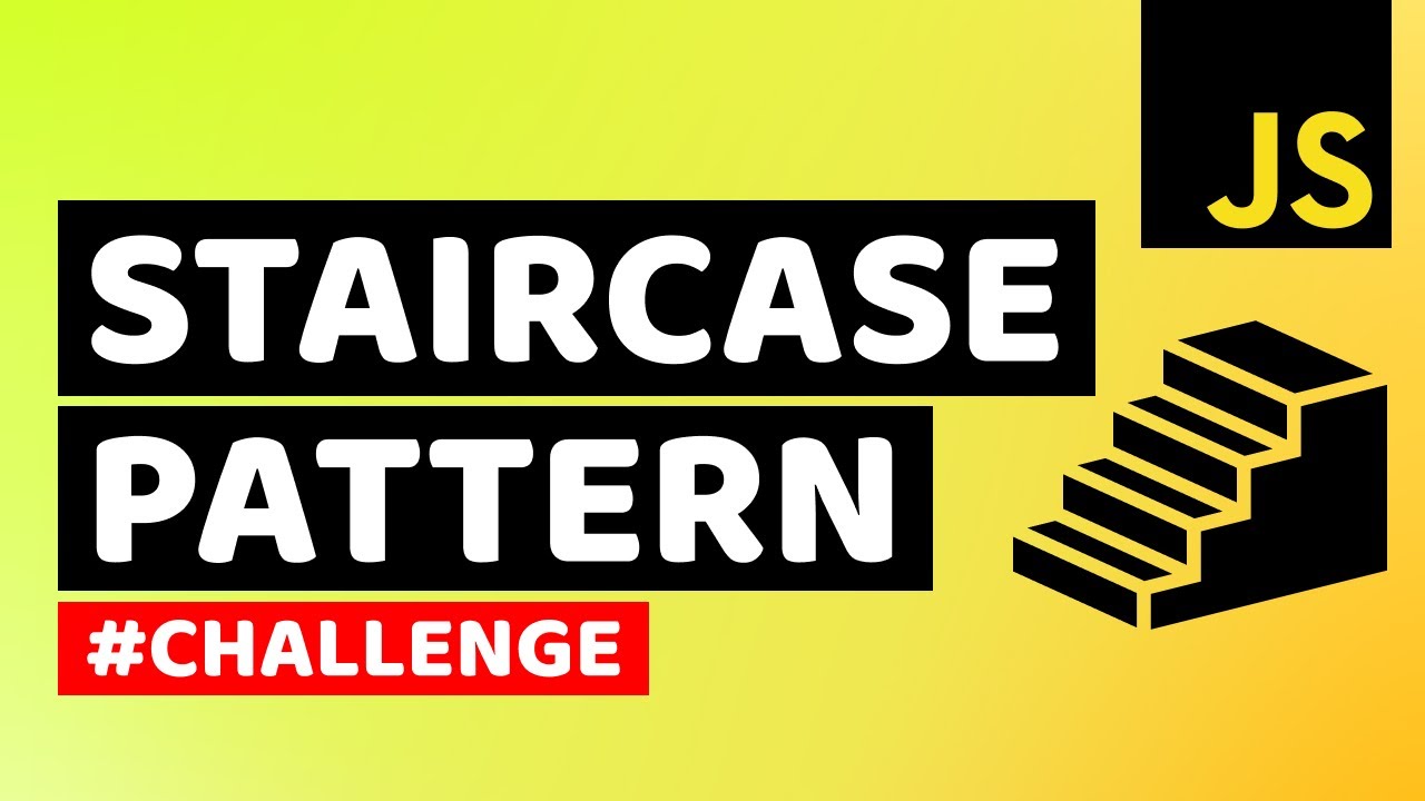 Generate Staircase Pattern with JavaScript | Steps Algorithm in Javascript