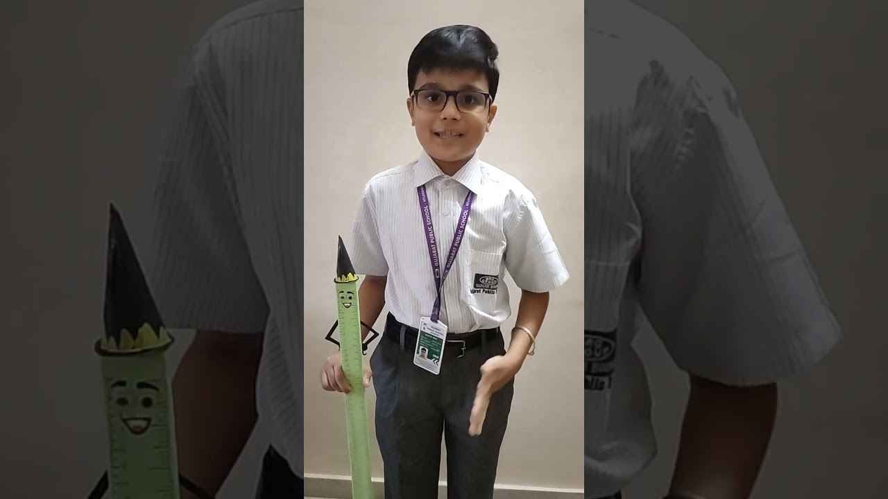 Mathematical measuring instruments :  The Ruler 📏 #maths #shorts