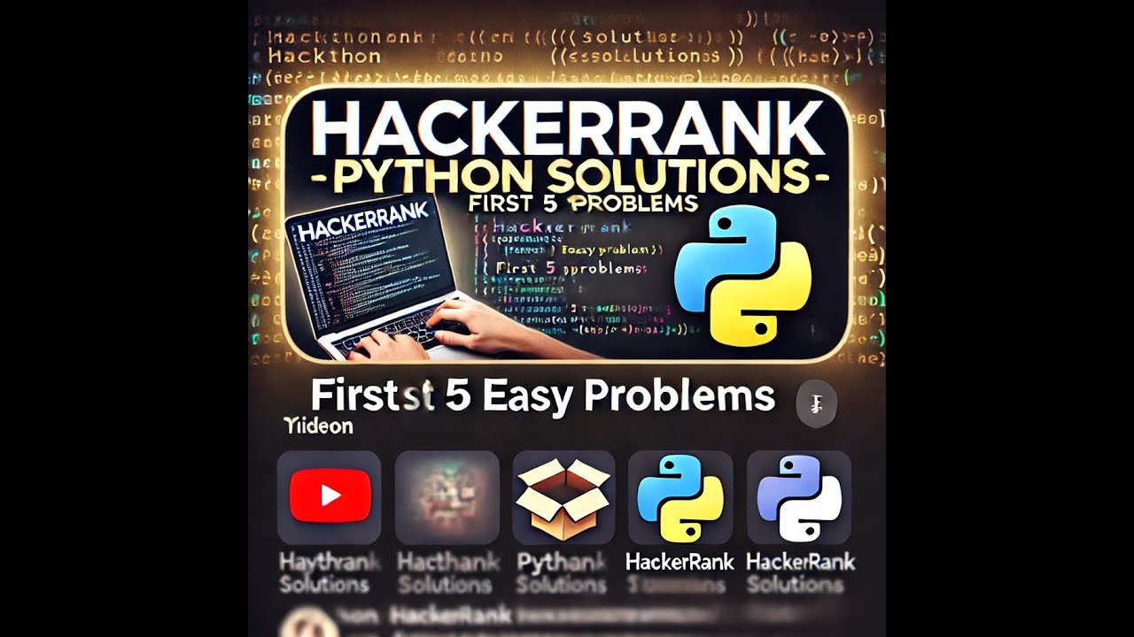 Python HackerRank Solutions | Introduction Part 1 (Easy) - First 5 Problems | Code with Brain