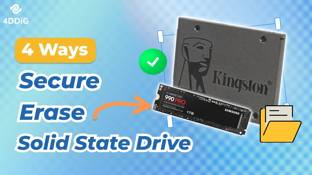 [4 Ways] How To Securely Erase Data From SSD | Wipe SSD in Windows 11/10 2026
