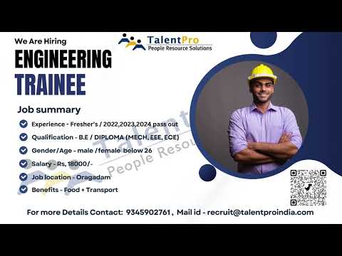 TalentPro India is Hiring Freshers and experienced - PAN India