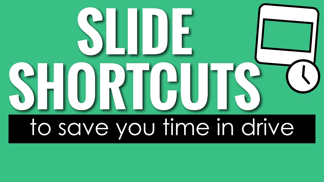 Google Slide Shortcuts