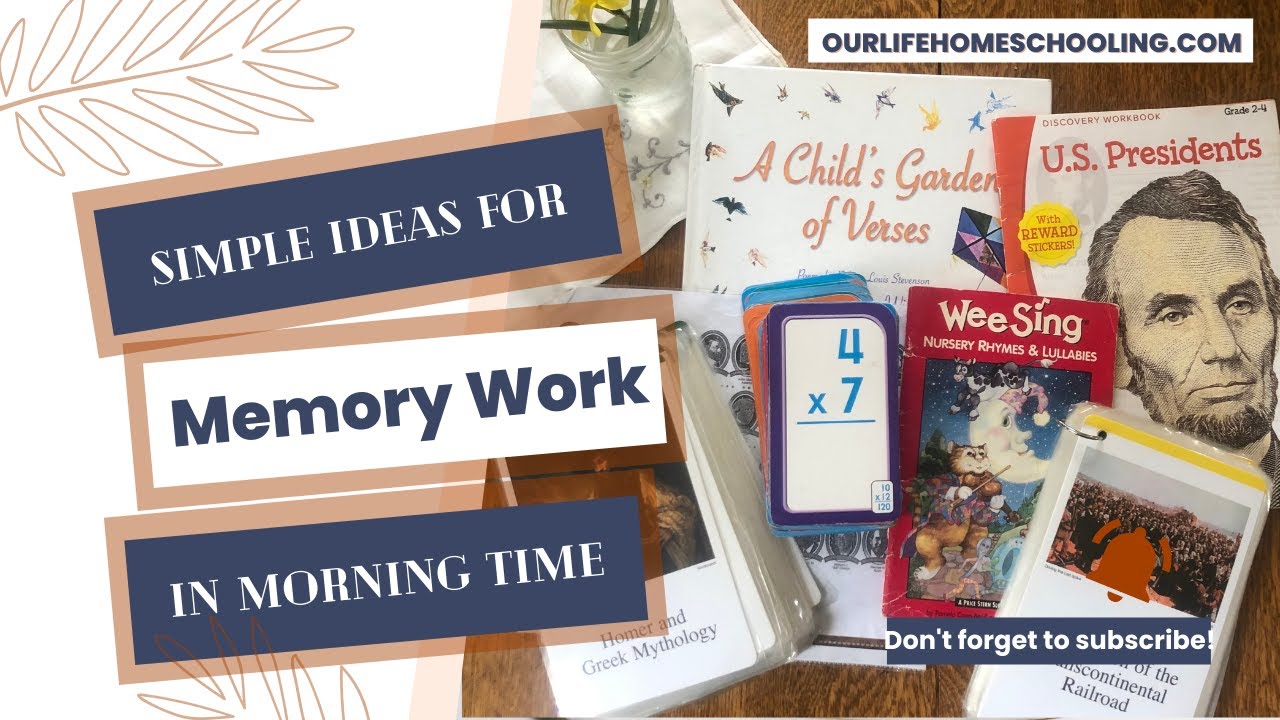 Simple Ideas for Memory Work in Morning Time