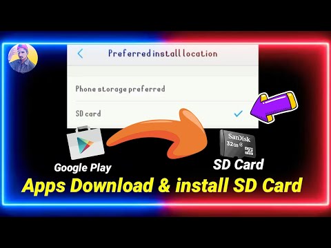 Play Store App Download on SD Card | Play Store App Download Storage Change | install app on Sd card