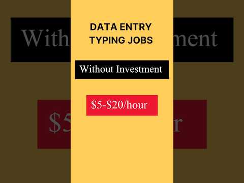 Data Entry and Typing Jobs without Investment| Earn $5–$20/hr on Hubstaff Talent