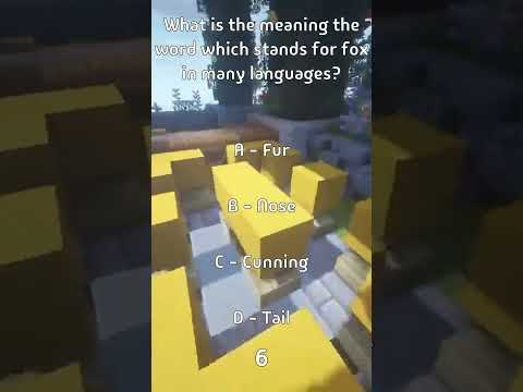 What is the meaning the word which stands for fox in many languages?