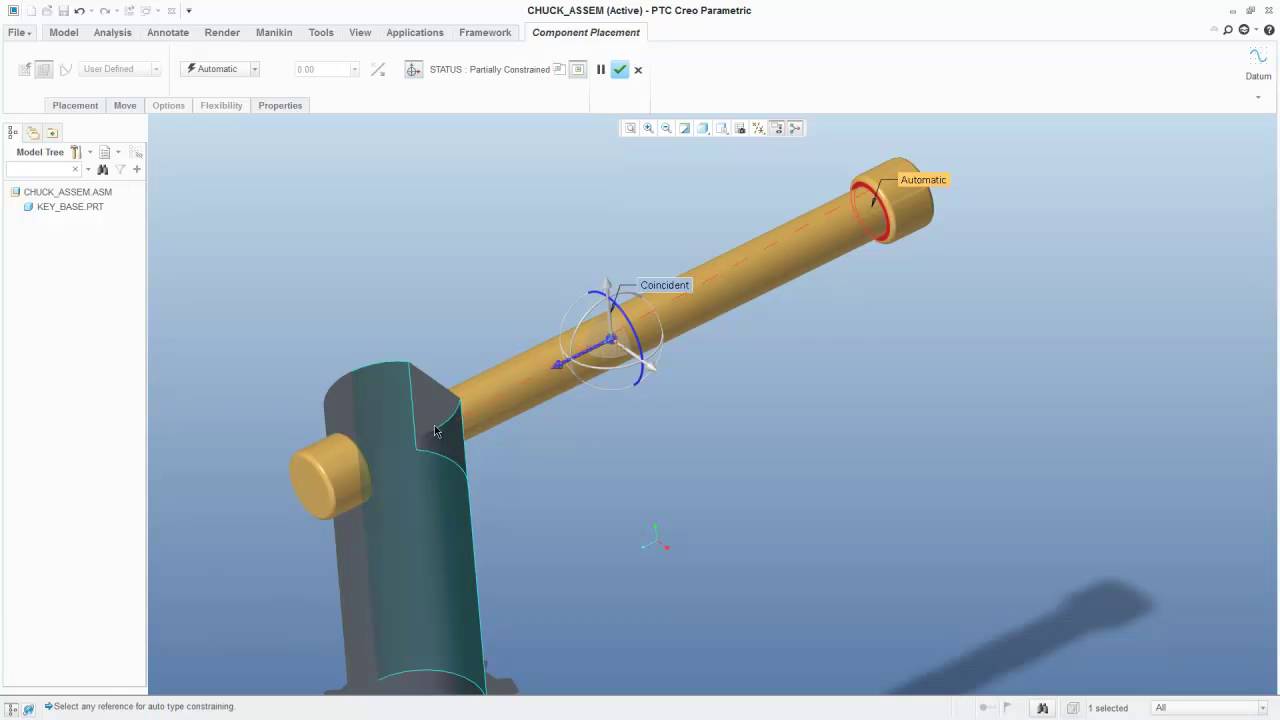 PTC Creo Basic Assembly and Drafting