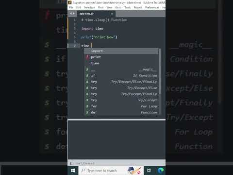 Snooze Master: Embracing time.sleep() in Python | #shortvideo #viral