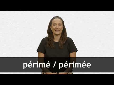 English Translation of “PÉRIMÉ” | Collins French-English Dictionary