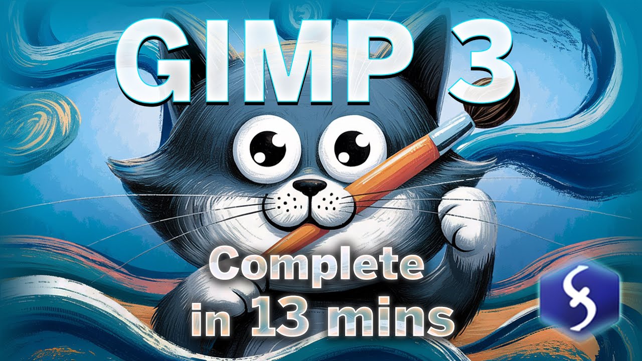 GIMP - Tutorial for Beginners in 13 MINUTES!  [ COMPLETE & UPDATED ]