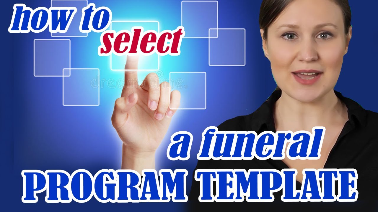 How To Select or Choose A Funeral Program Template