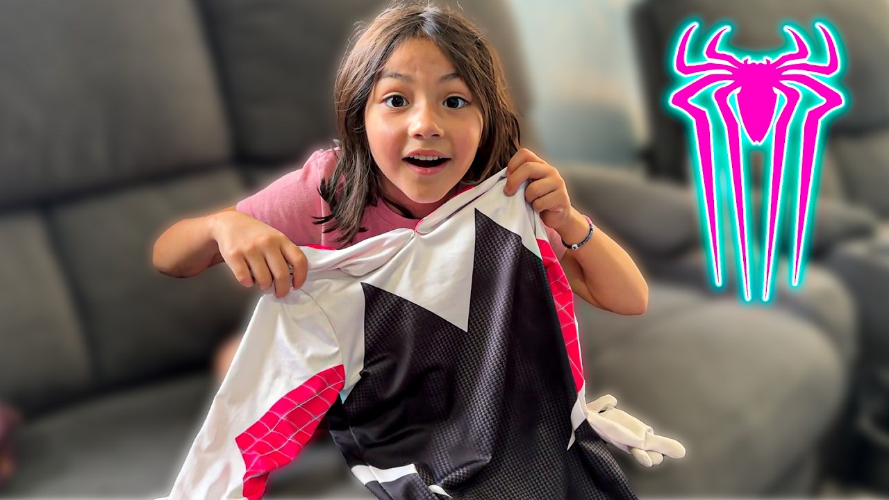 GHOST SPIDER COSTUME REVIEW!