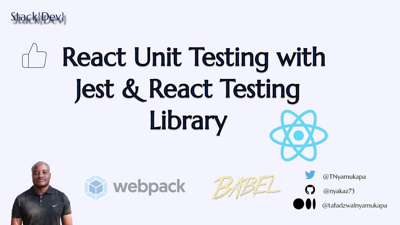 React Unit Testing With Jest & React Testing Library