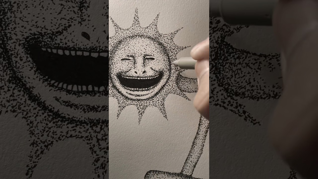 How To Draw Analog Horror Day 2 #art #horror #drawing #virashorts