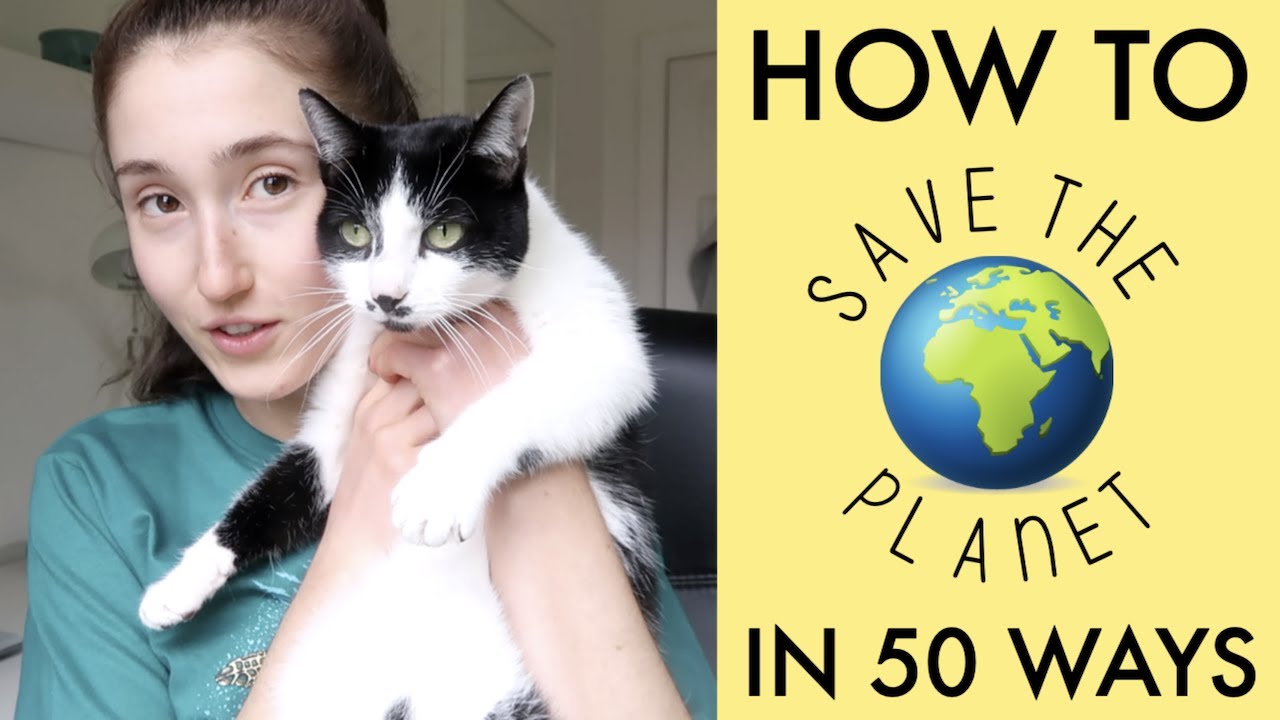50 WAYS TO HELP SAVE THE PLANET 🌎 | ECO-FRIENDLY / SUSTAINABILITY TIPS FROM HOLLY & MILKA