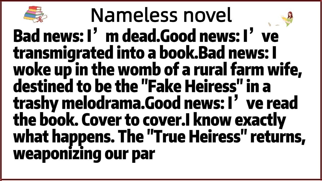 Bad news: I’m dead.Good news: I’ve transmigrated into a book.Bad news: I woke up in the womb of a