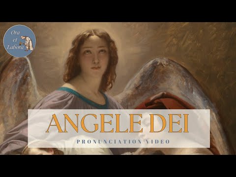 Angel of God in Latin – Ora et Labora