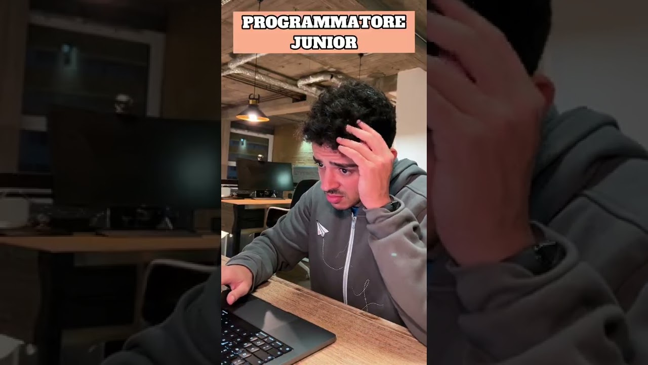 Programmatore Senior vs Programmatore Junior.. #shorts