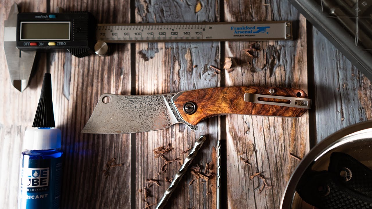 CHEAP and EASY! Make Your Own Custom Knife Scales. My Customized Civivi Mini Mastodon Cleaver!