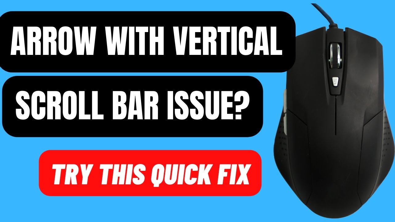 Mouse Pointer Keeps Changing to an Arrow With a Vertical Scroll Bar [3 Fixes]