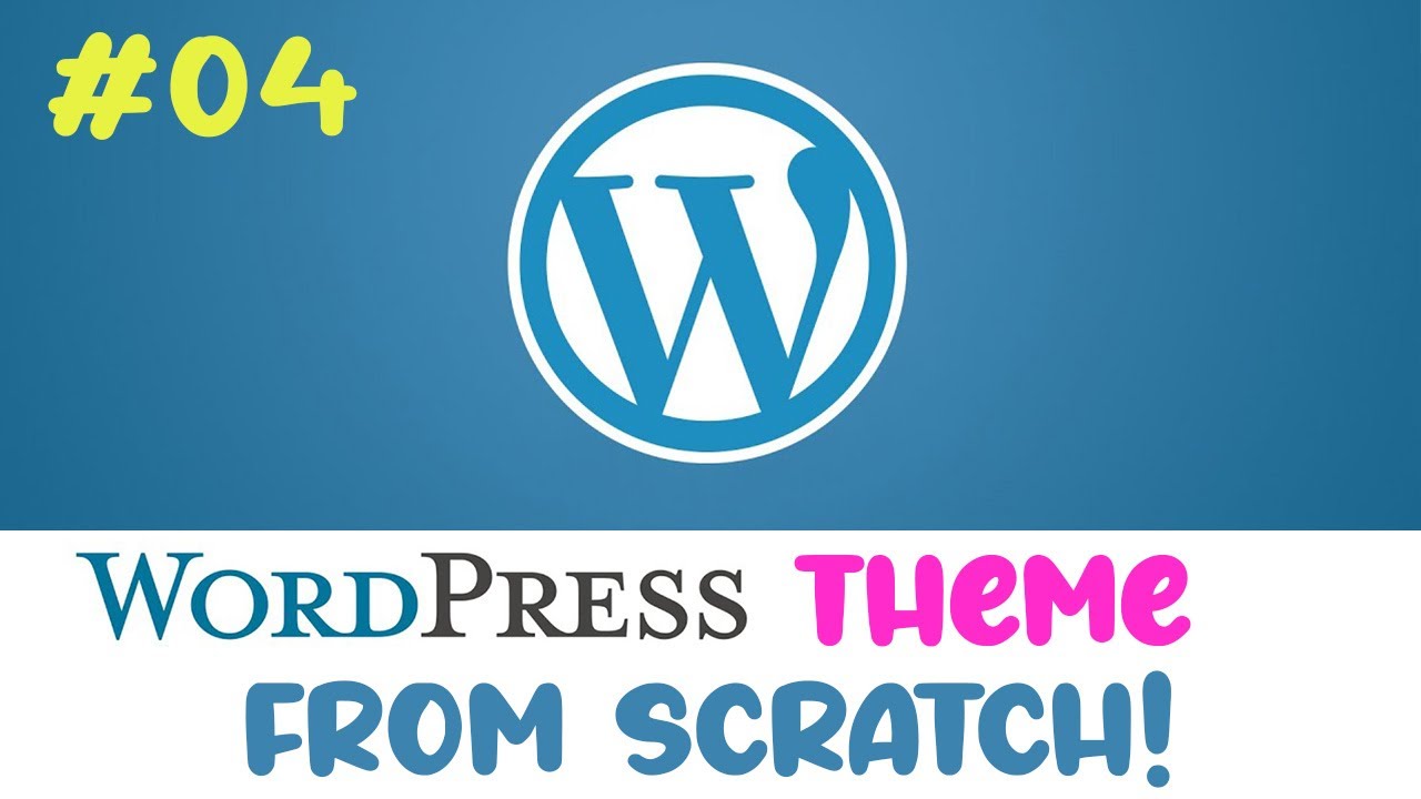 #04 Wordpress theme from scratch | Displaying posts | Quick programming beginner tutorial