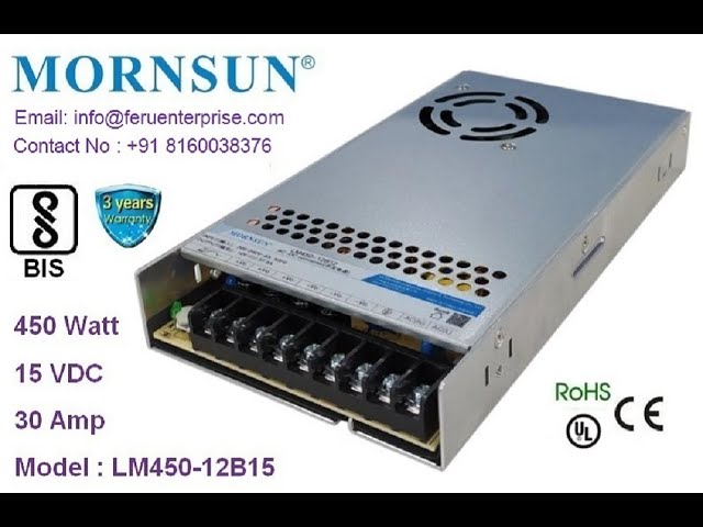 LM450-12B Mornsun 450W SMPS Power Supply - LM450-12B48 Mornsun SMPS ...