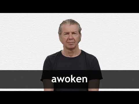 AWOKEN definition and meaning | Collins English Dictionary