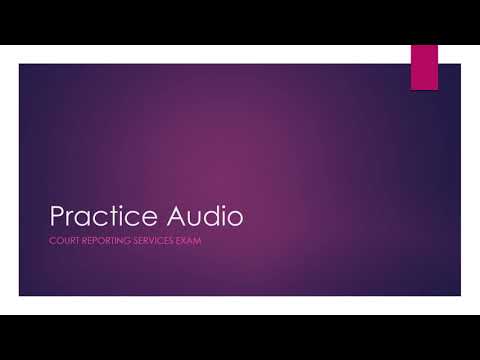 Realtime Exam Practice Audio