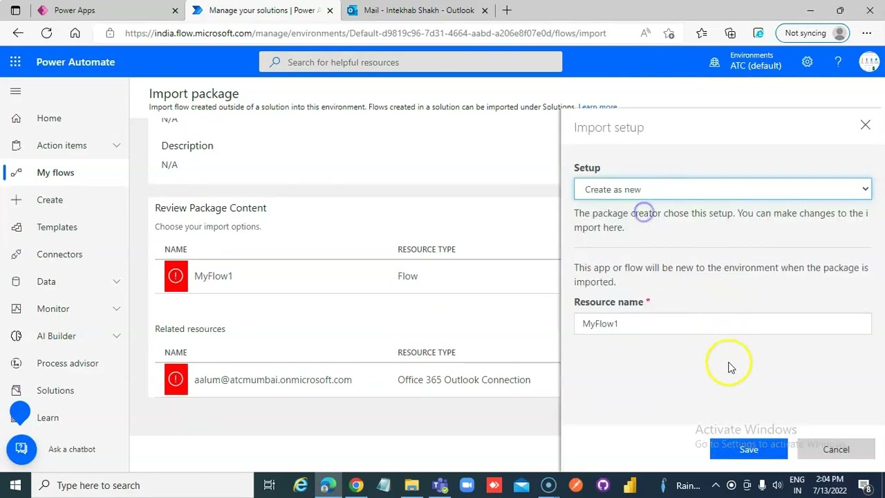 Lesson27-Export/Import Flow - Power Automate 1000 Videos