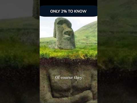 πΏ Easter Island Heads Have Hidden Bodies (Moai) π€― - #Shorts #Facts #Statue