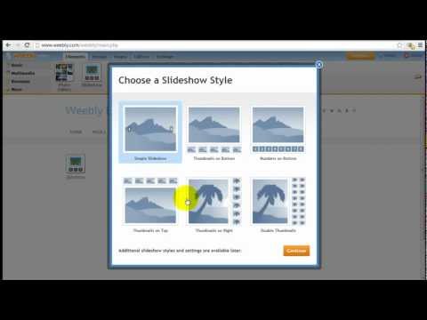 How to Use Weebly Slideshow Element (by www.WebsiteBuilderExpert.com)