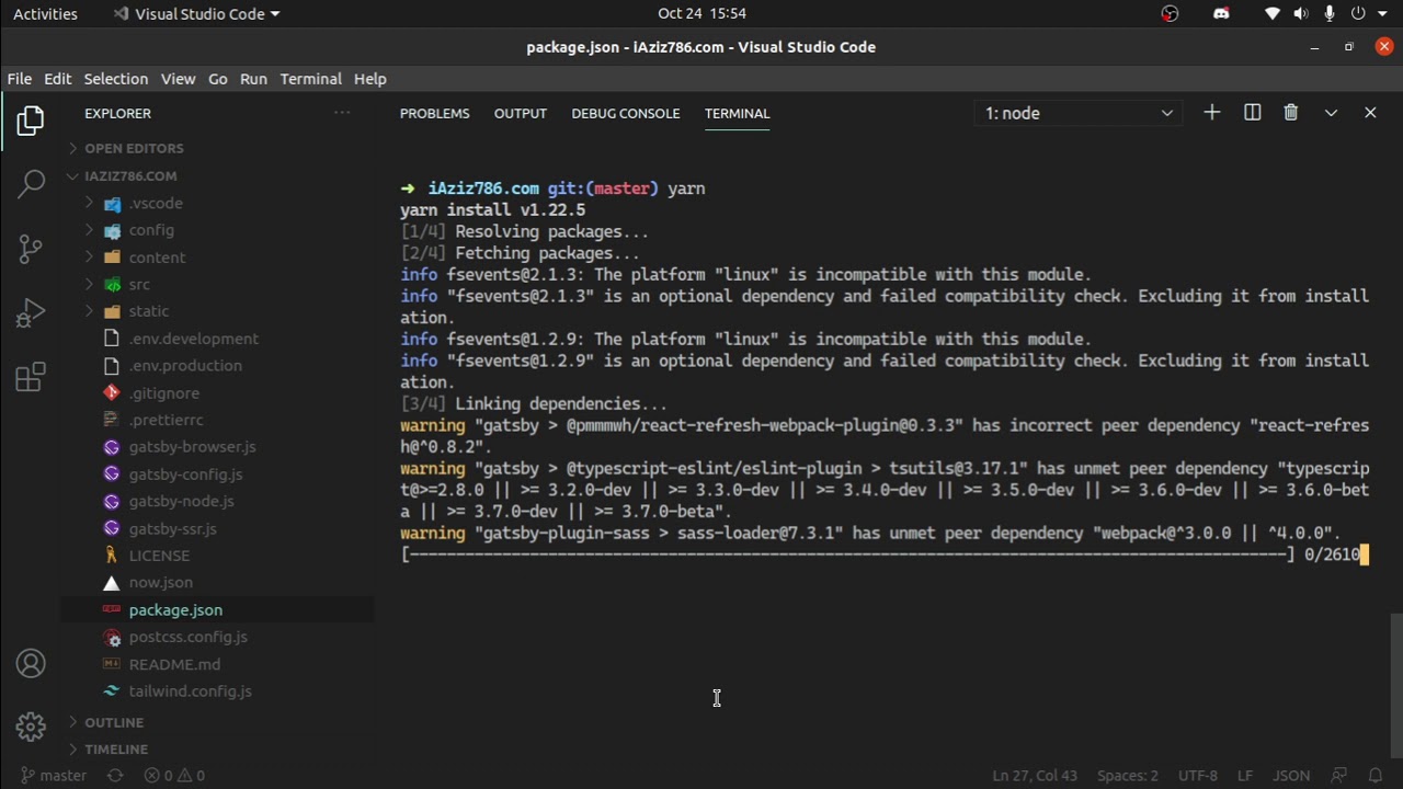 node-gyp issue with Python on Ubuntu 20?