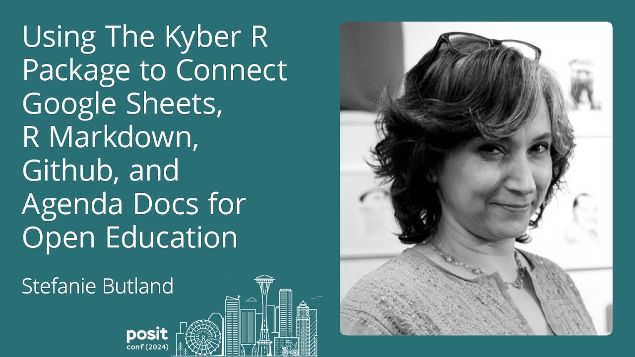 Using the Kyber R package to connect Google Sheets, RMarkdown, GitHub, & Agenda docs for open edu