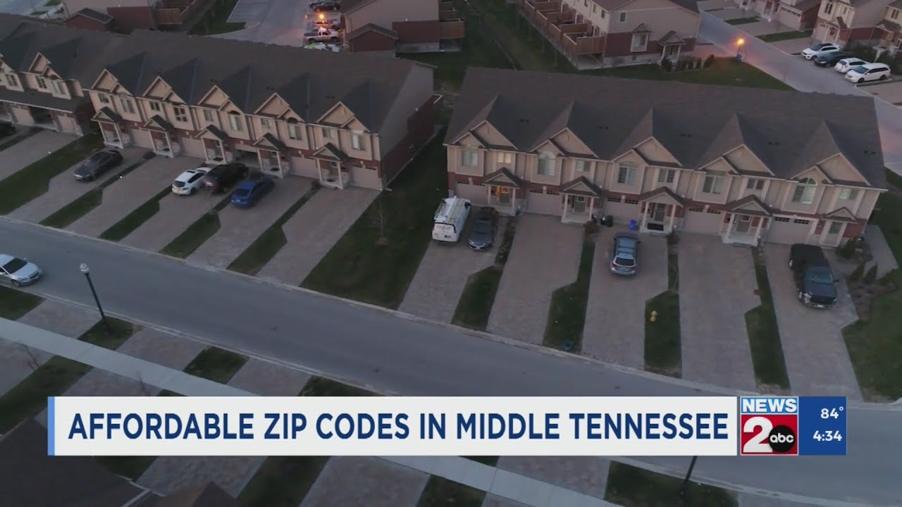 Affordable zip codes in Middle Tennessee