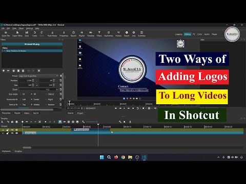 Adding Logo to Long Videos in Shotcut Two Ways