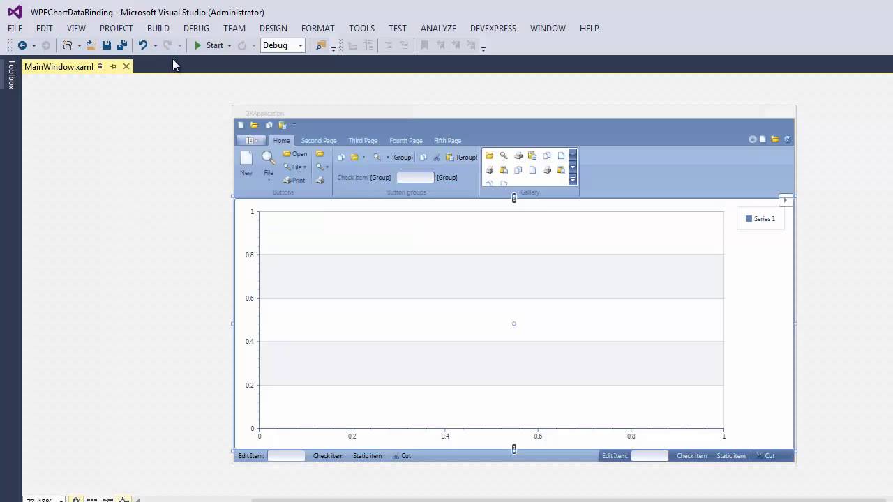 DevExpress WPF Charts: Data Binding
