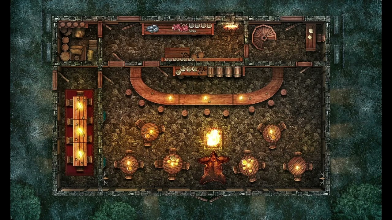 Animated Map: The Tavern (no grid)