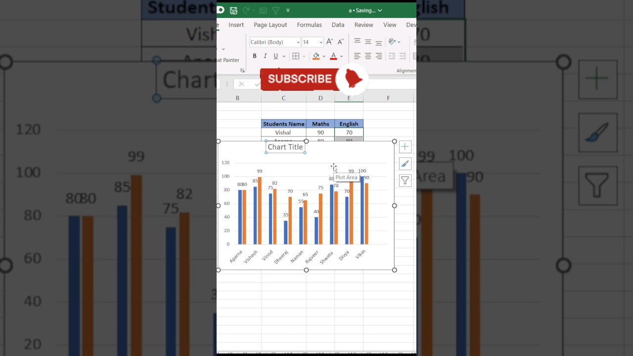 How To Create BAR GRAPH In Excel#short #shorts #youtube #youtubeshorts #viralshort #viralvideo