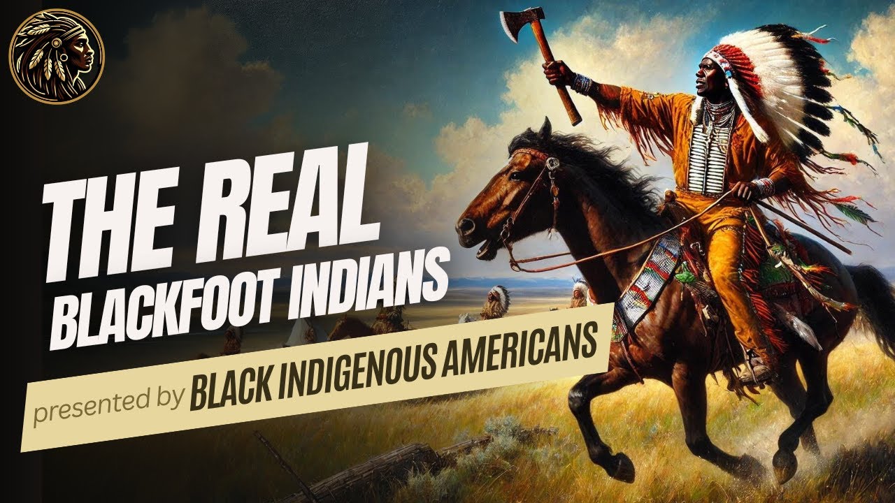 The Real Blackfoot Indians of America ... were BLACK !