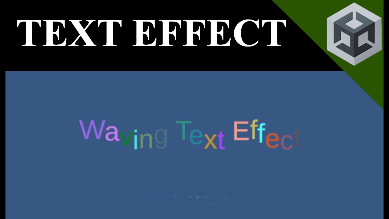 Custom Text Effects in Unity using TextMeshPro