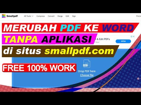 Mengubah Pdf ke Word Online Gratis