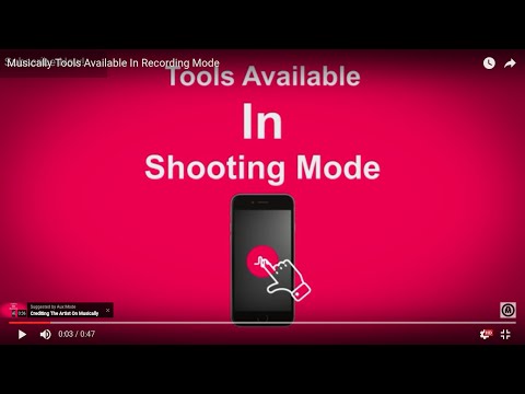 Musically Tools Available In Recording Mode